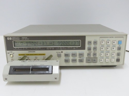 HP 4263A LCR meter/TEST FIXTURE 16047A included #61 | eBay