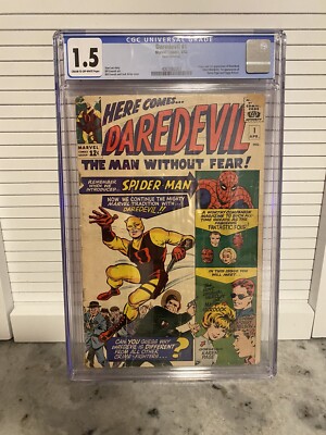 Daredevil #1 - Marvel Comics 1964 CGC 1.5 Origin and 1st appearance of ...