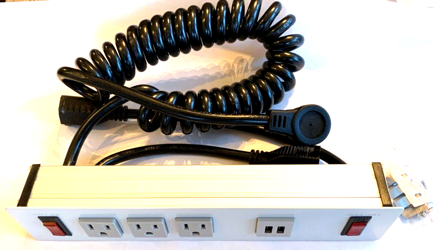 Lorell, LLR99982, Sit-Stand Table Power Strip/Surge Protector, 1 Each ...