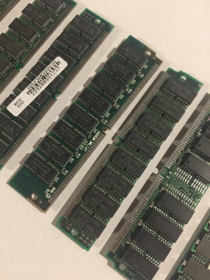 32MB 72-Pin 8x32 60ns EDO SIMM Memory WARRANTY 32 Meg RAM | eBay