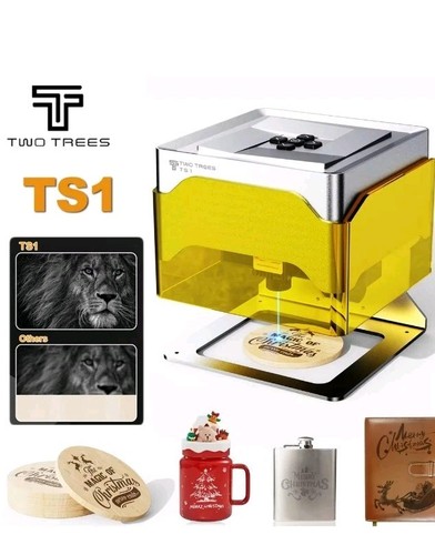 Twotrees TS1 Mini 3W Laser Engraver Portable Laser Engraving Cutter ...