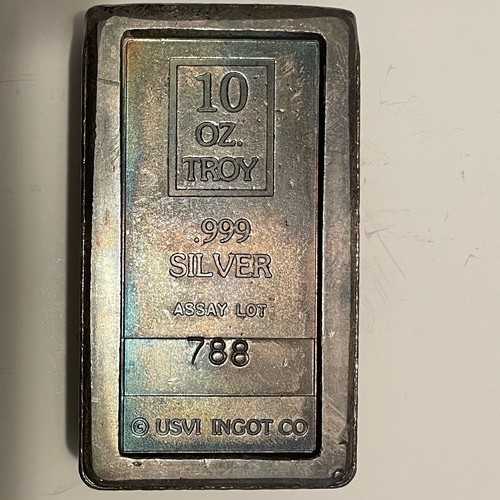 ESSAY LOT 788 Vintage A-Mark 10 Troy OZ. 999+ Fine Silver Bullion ...