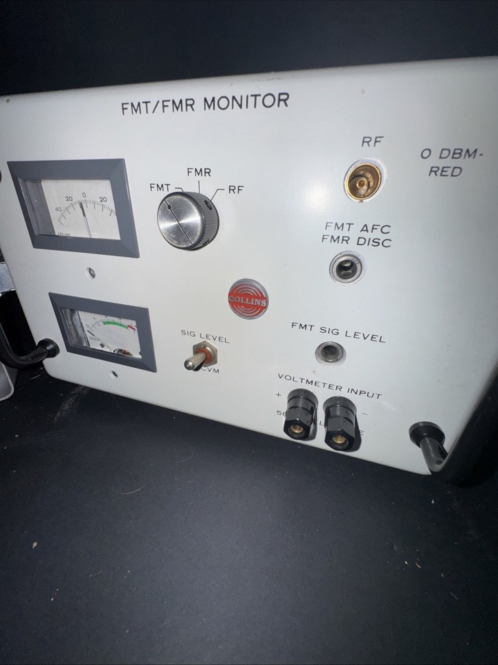 collins radio company fmt/fmr monitor 70H3 MW Rare Test Equipment | eBay