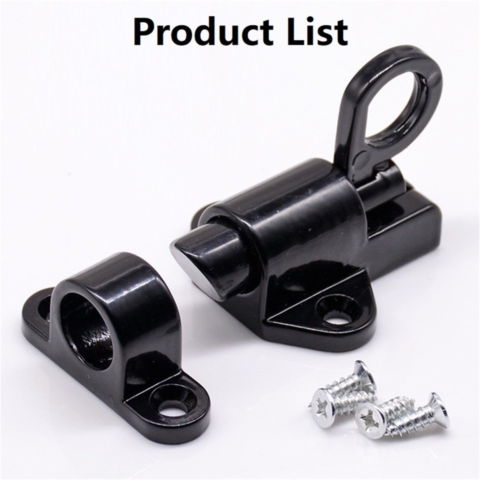 1*Self Closing Latch Bolt Automatic Spring Loaded Door Gate Security ...