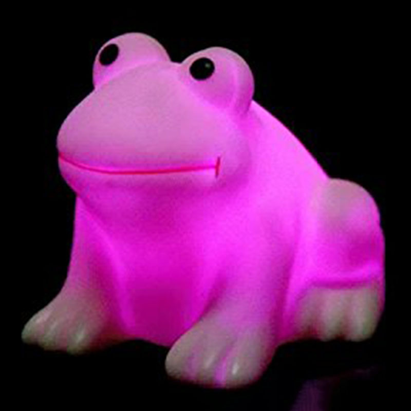 Cute Magic LED Night Light Frog Shape Colorful Color Changing Lamp Room ...