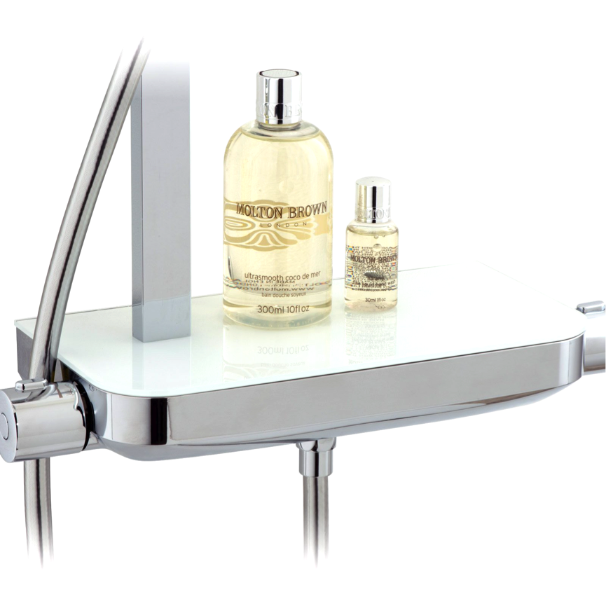 VADO STRA-149RRK-CP Strata Thermostatic Bar Mixer Shower with Shower ...