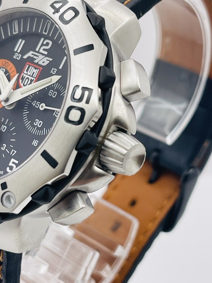 LUMINOX F-16 Fighting Falcon Chrono 44MM Quartz Watch 9120 | eBay