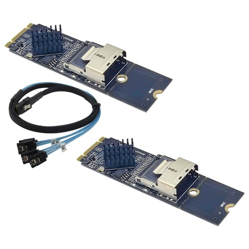 M.2 NVMe to SFF 8087 SATA 3.0 Expansion Card PCB Board Easy ...