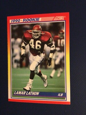 1990 Score Lamar Lathon Rookie Card | eBay