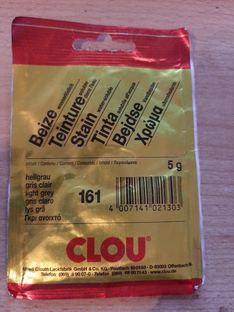 CLOU 161 beize Pulver Beutelbeize HELLGRAU 5 G online kaufen | eBay