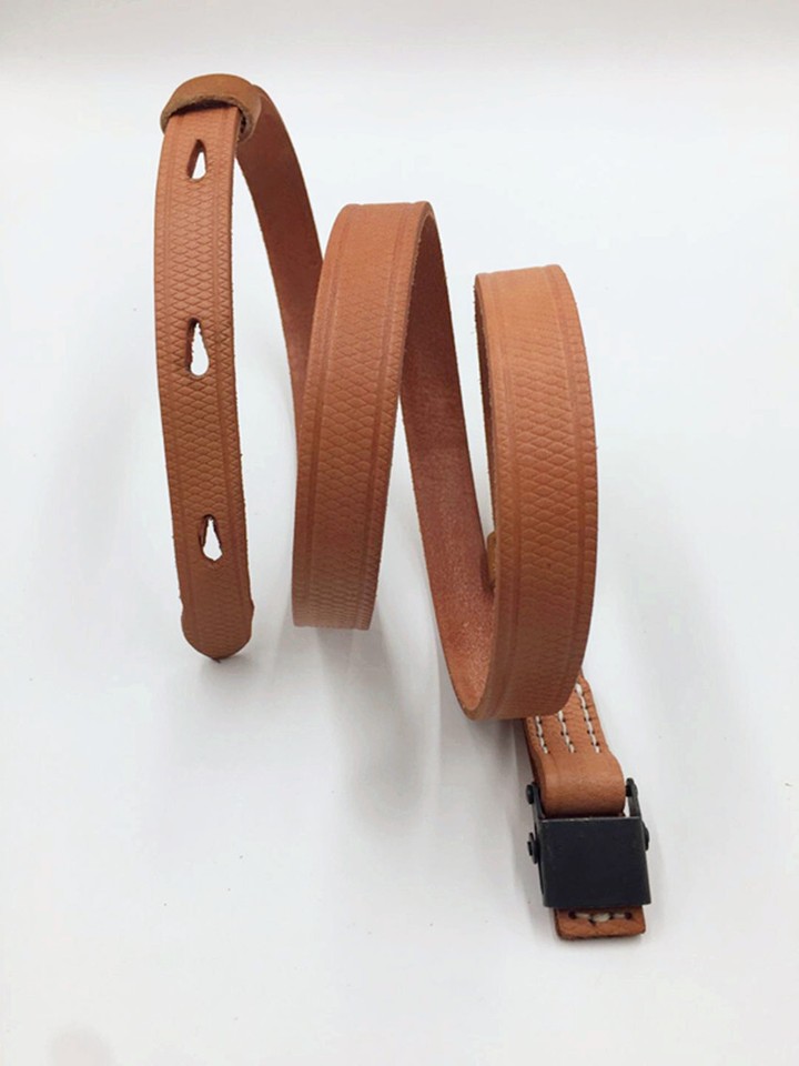 WW2 GERMAN ARMY MP40 MP38 MACHINE GUN LEATHER SLING STRAP BROWN | eBay