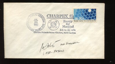 Melvin Schwartz American Physicist & Nobel Laureate Signed Cover DC976 ...