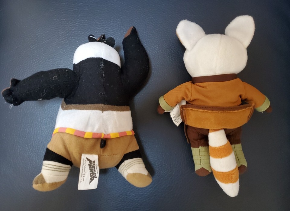 2008 Kung Fu Panda MASTER SHIFU Plush Stuffed Animal Cartoon Red Panda ...