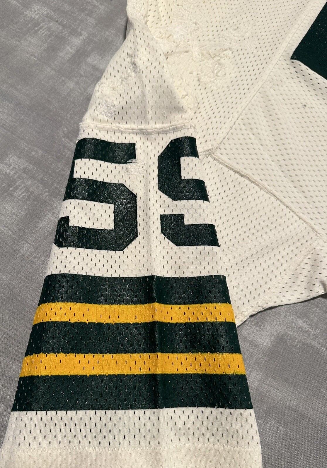 Vintage Sand Knit NFL Green Bay Packers Tom Toner Game Used Football ...