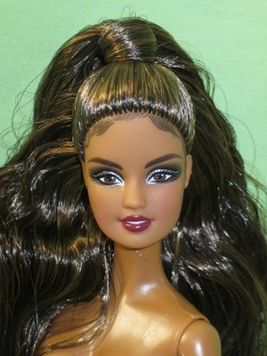 Barbie HRM63 Holiday Teresa 2024 MODEL MUSE Nude HISPANIC DOLL Two Tone ...