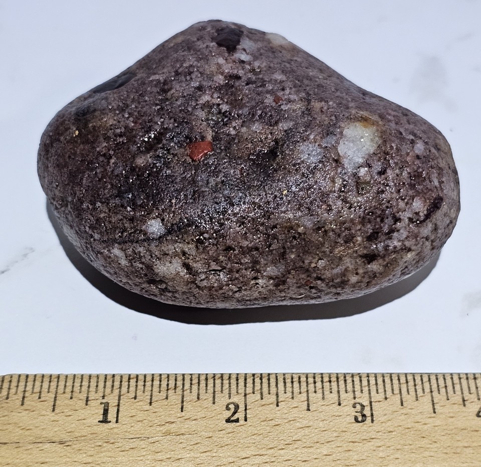 Michigan Pudding Stone Rock 3.5" 14 Oz Conglomerate Jasper Fast ...