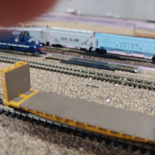 Athearn 10883 N Scale SLSF Frisco Bulkhead 53' Flatcar #5658 LN | eBay