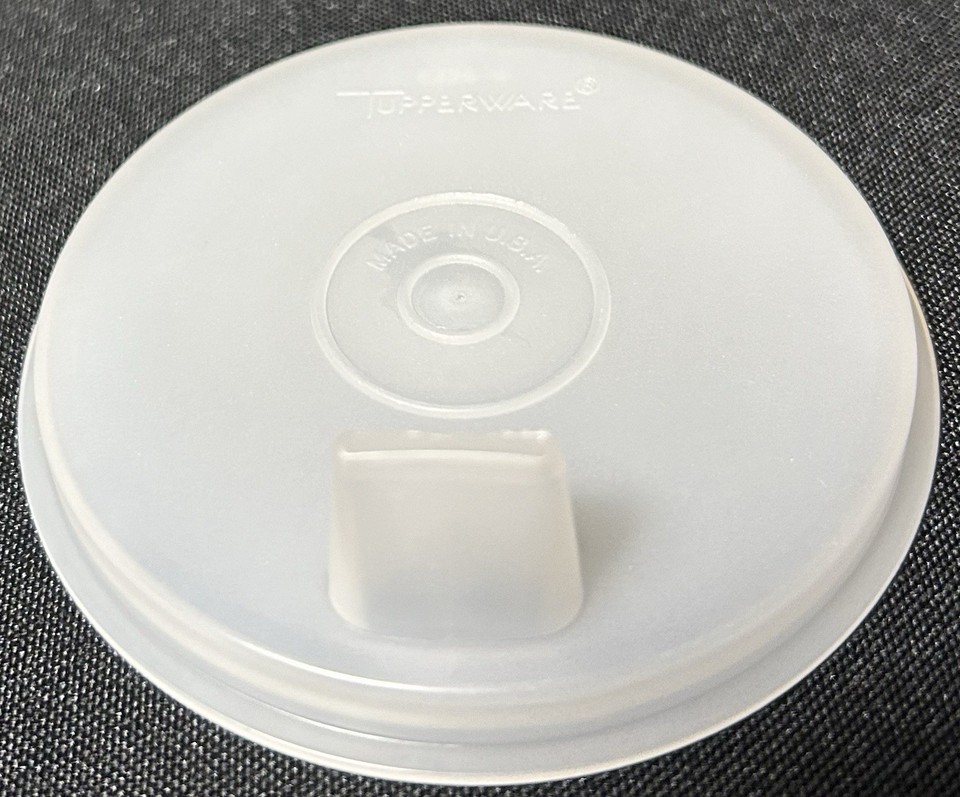 Tupperware Sipper Sippy Cup Flat G Bell Tumbler Lid #1552~Sheer Vintage ...