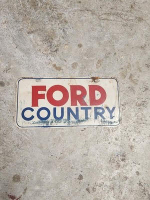 Vintage License Plate Ford Country | eBay UK