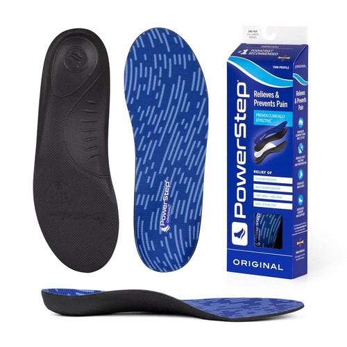 Powerstep Full Length Orthotic Shoe Insoles Original with Arch Support ...