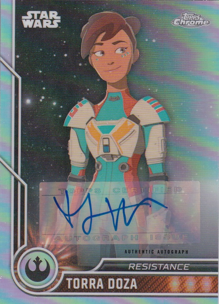 2023 Star Wars Chrome 41 Myrna Velasco Torra Doza Autograph Card SW ...