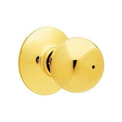 SCHLAGE A40 S ORB 605 X US26 PRIVACY KNOB SET MIXED FINISH BATHROOM 2 3 ...
