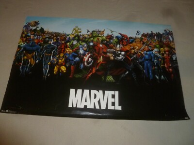 MARVEL THE LINEUP TRENDS INTERNATIONAL POSTER 5986 DC COMICS SUPER ...