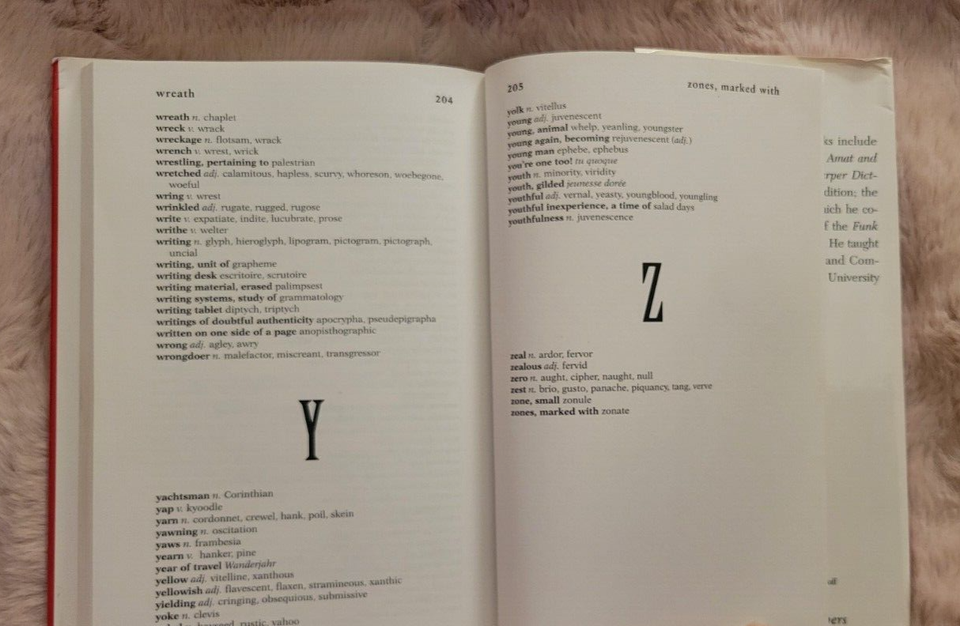 The Highly Selective Thesaurus for the Extraordinarily Literate : VERY ...