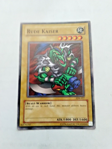 Yu-Gi-Oh! TCG Rude Kaiser Starter Deck Kaiba SDK-027 Unlimited Com ...