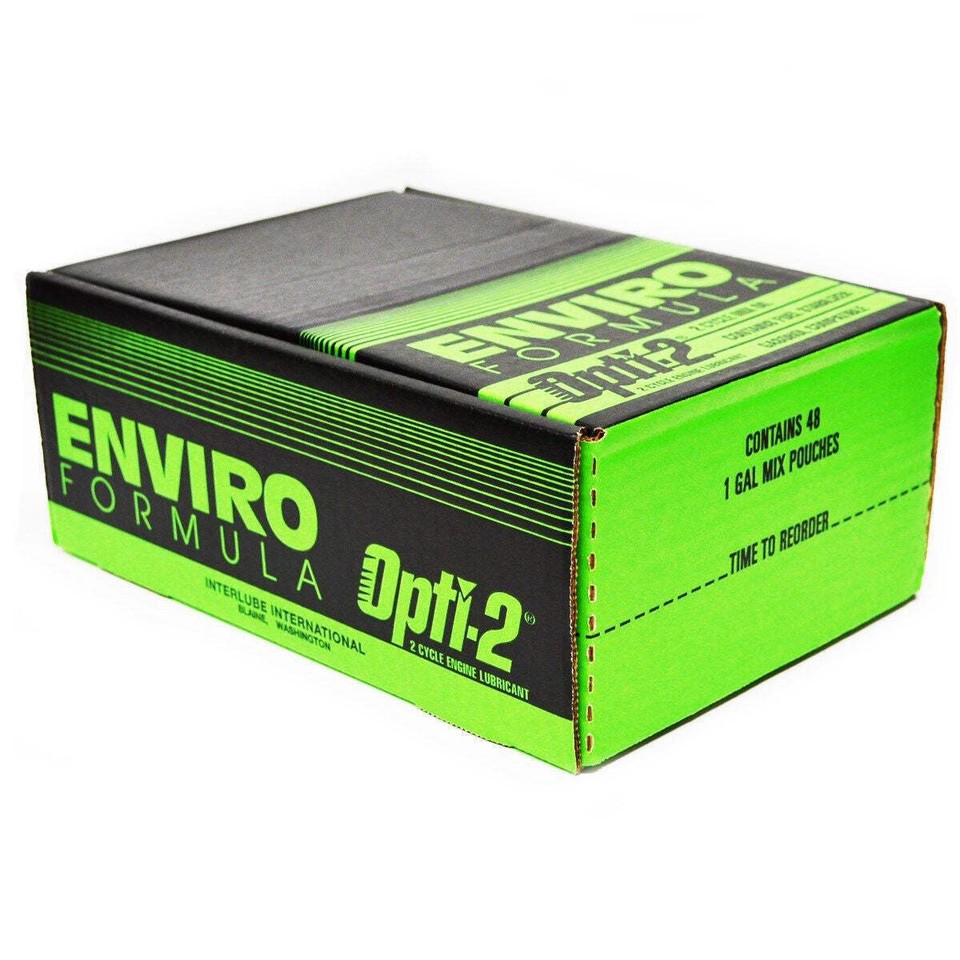 48 Pouches Opti Engine Oil 1.8 oz Tube 2 Cycle Mix for 1 Gallon – Opti ...