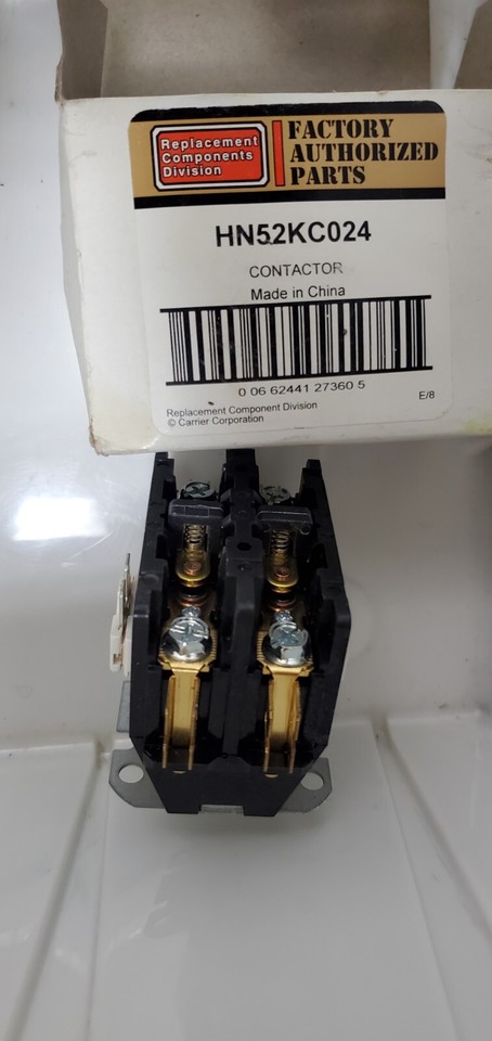 Carrier Bryant Contactor Relay 2P HN52DC031 HN52KC024 | eBay