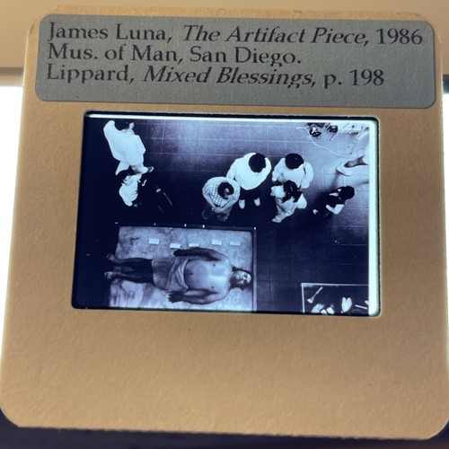 James Luna “The Artifact Piece ” Modern Mexican Native American Art 35mm Slide | eBay