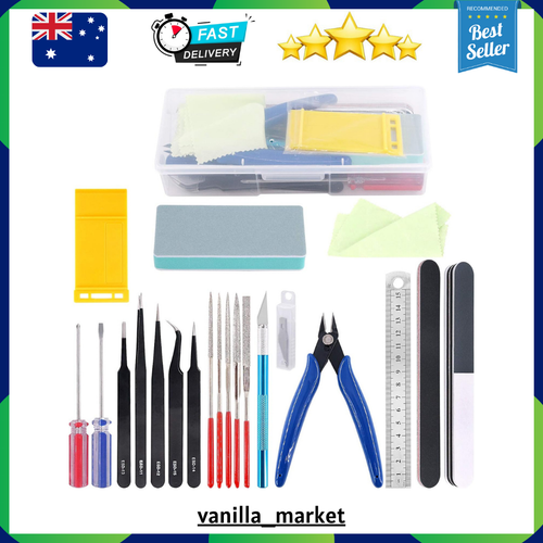 21Pcs Modeler Basic Tools Craft Set Building Hobby Model Kit for Gundam ...