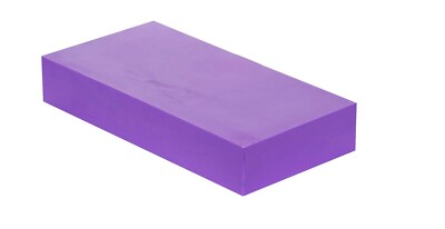 HDPE Plastic Rectangular Solid Bar - Block 2" x 6" x 6"- Purple | eBay