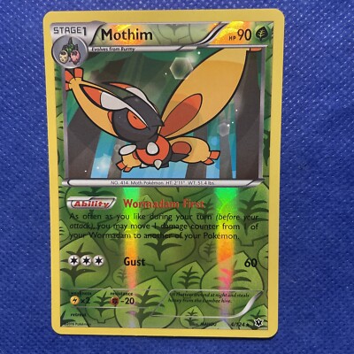 Mothim 4/124 Reverse Holo Fates Collide Pokemon TCG Card - NM | eBay