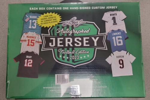 2023 Leaf Autographed Jersey Signed Football NFL Sealed Hobby Box | eBay