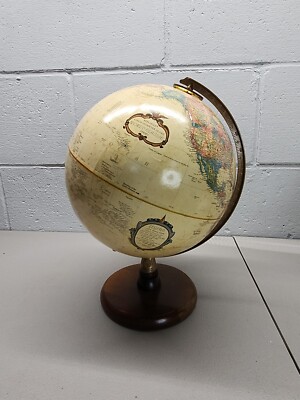 1900-Now - World Globe Wood Base - 2