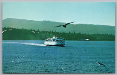Vintage Postcard - B.C. Ferry - Vancouver Island - British Columbia ...