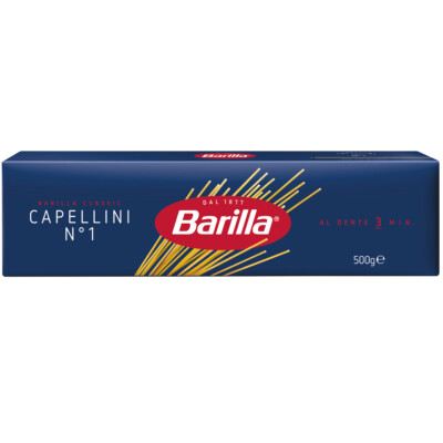 Barilla Capellini Number 1 Durum Wheat Pasta 500g 70 Pack | eBay UK