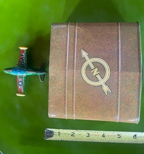 1950s Marx Tin Aircraft Hanger , with Japanese USAF Jet Fighter | eBay