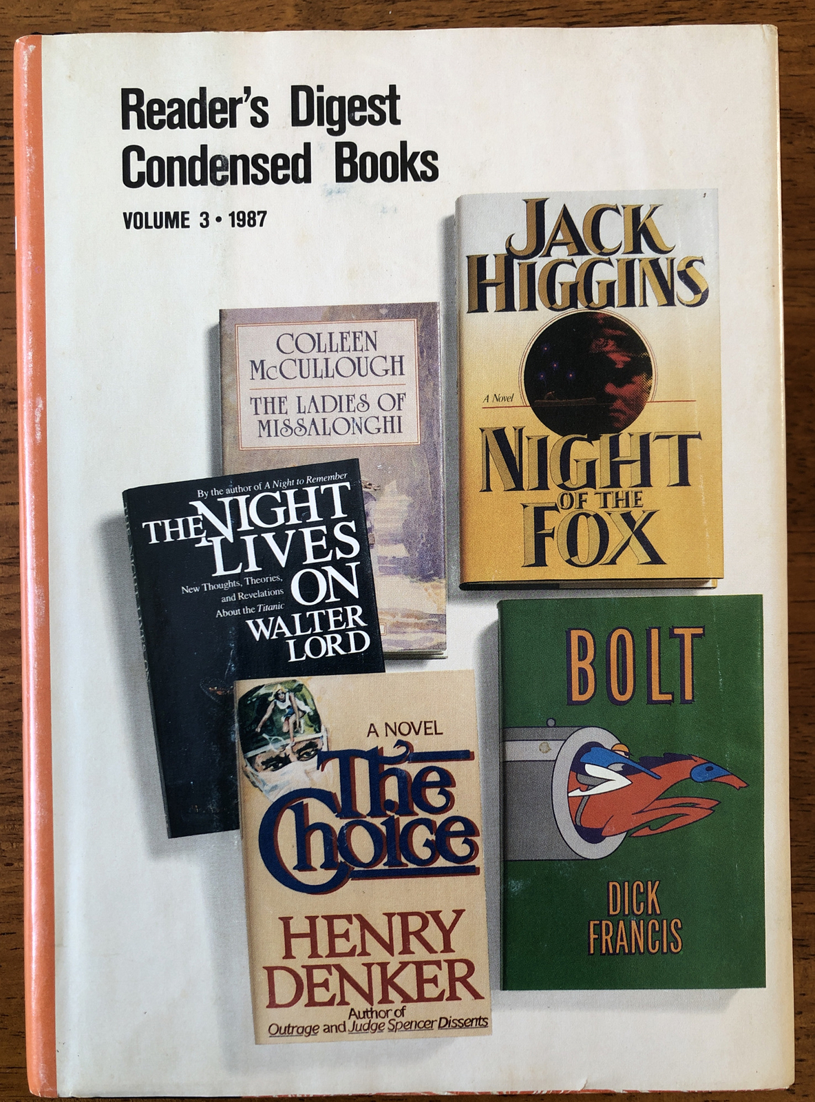 Reader's Digest Condensed Books Vol 3 1987 Hardcover – January 1, 1987 ...