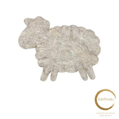 New Marushin Trivet Nepal Nepalese Kitchen Sheep Handmade Wool Felt ...