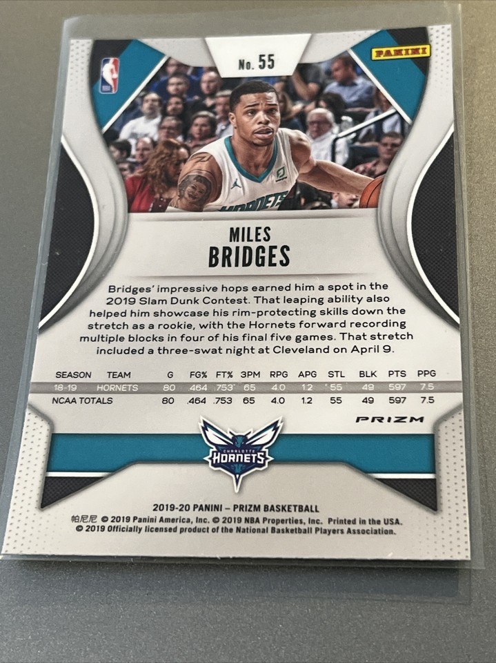 2019-20 Prizm Miles Bridges Green Prizm NM | eBay