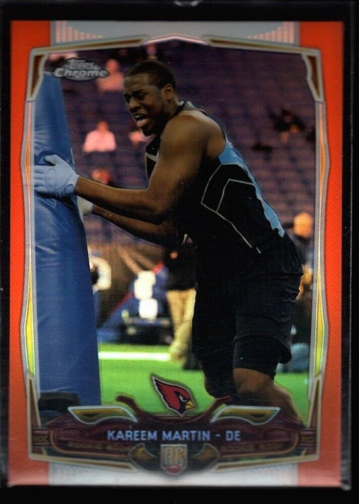 KAREEM MARTIN CARDINALS 162 MINT 2014 TOPPS CHROME ROOKIE ORANGE ...