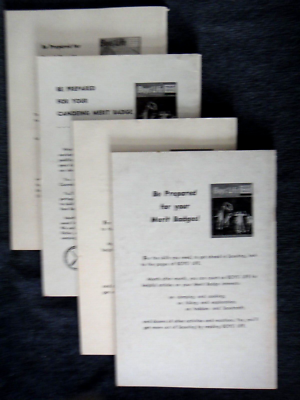 Boy Scout Merit Badge Pamphlets