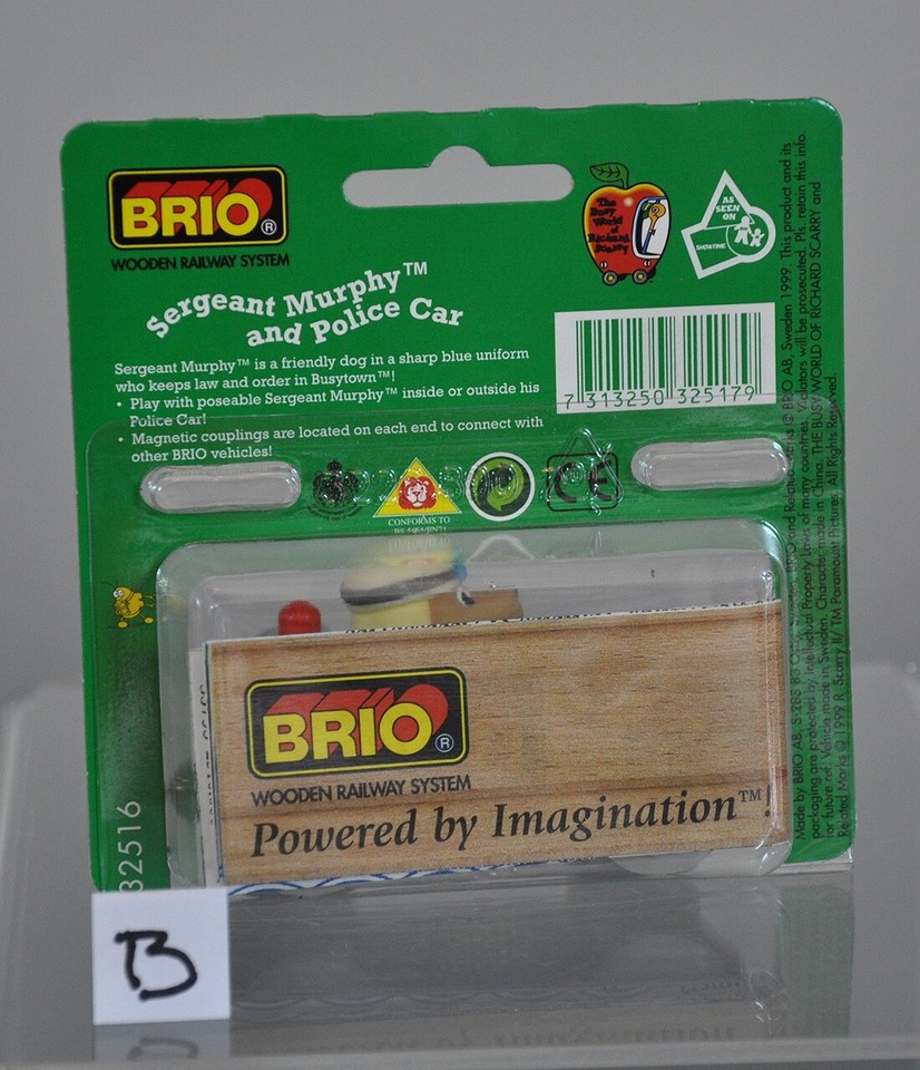 Sergeant Murphy and Police Car (B) - Richard Scarry's Busytown - New in ...