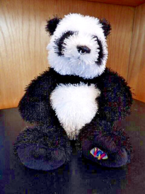 Ganz Webkinz Sitting Panda HM111 Bear 9" Plush Stuffed Animal Toy ...