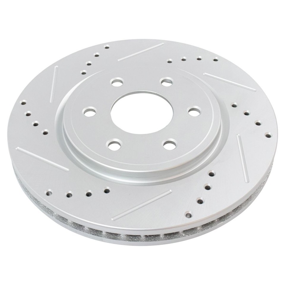 Front Posi Ceramic Brake Pad Performance Rotor & Wheel Hub Bearing Kit ...