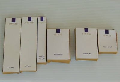 Conrad , BALI Luxury HOTEL, 2 VANITY KIT,2 COMB ,1 SEWING KIT,1 EMERY ...