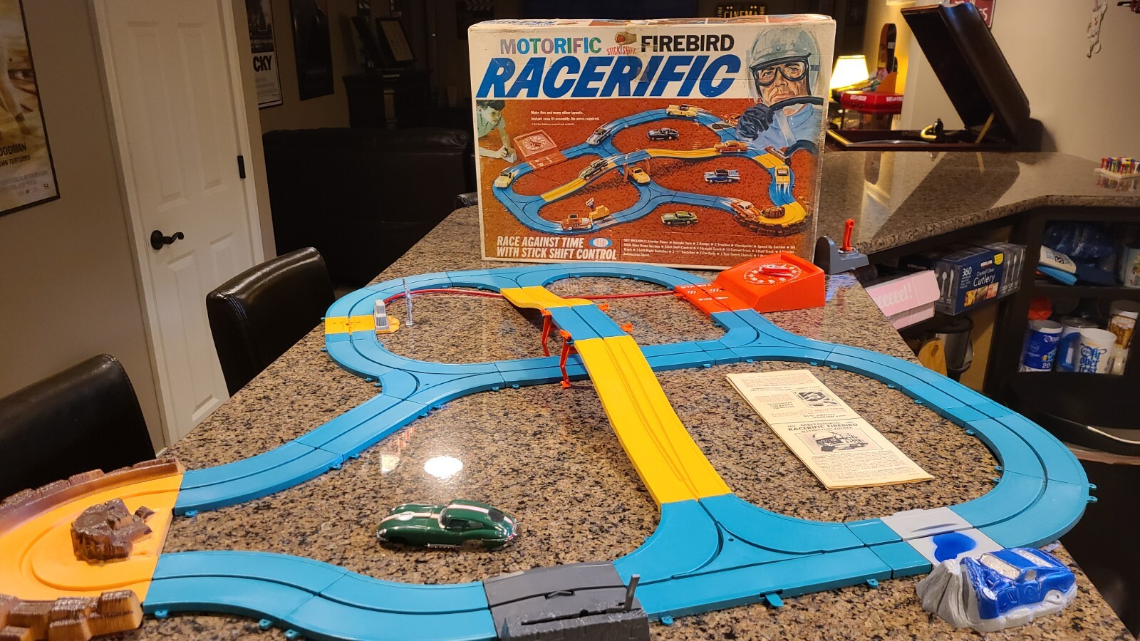 1968 Ideal Motorific Firebird Stick Shift Racerific Track Incomplete | eBay